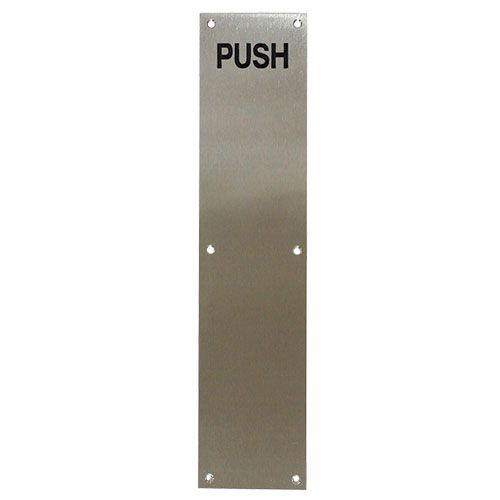 Stainless Steel Engraved Push Plate | Push Engraved Plate